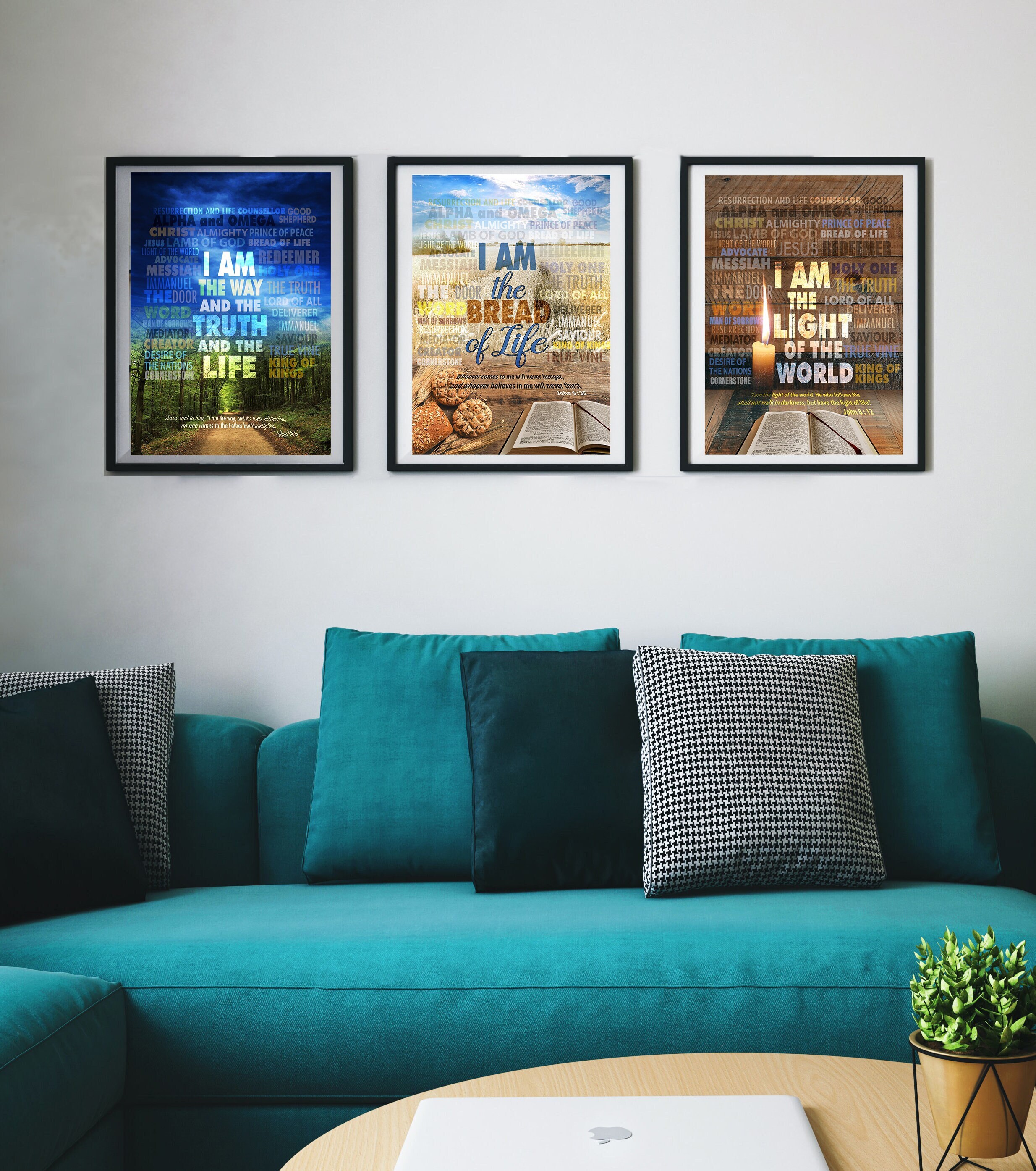 Statements of Jesus "i Am" Printables - I Am the Light, I Am the Way, I ...