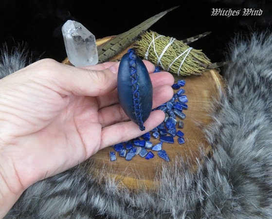 LAPIS LAZULI HEART Rattle Handheld Heart Rattle Healing Chakra Rattle ...