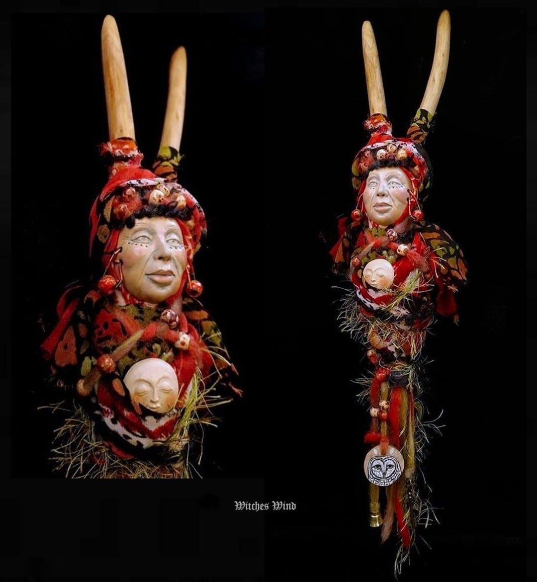 GYPSY Spirit Medicine Doll Altar Doll Pagan Spirit Doll Shaman Spirit ...