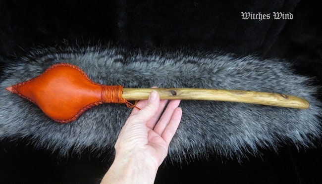 FIRE FLAME RATTLE ~ Ceremony Rattle ~ Journey Rattle ~ Deer Rattle ...