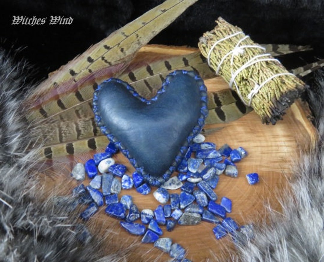 LAPIS LAZULI HEART Rattle Handheld Heart Rattle Healing Chakra Rattle ...