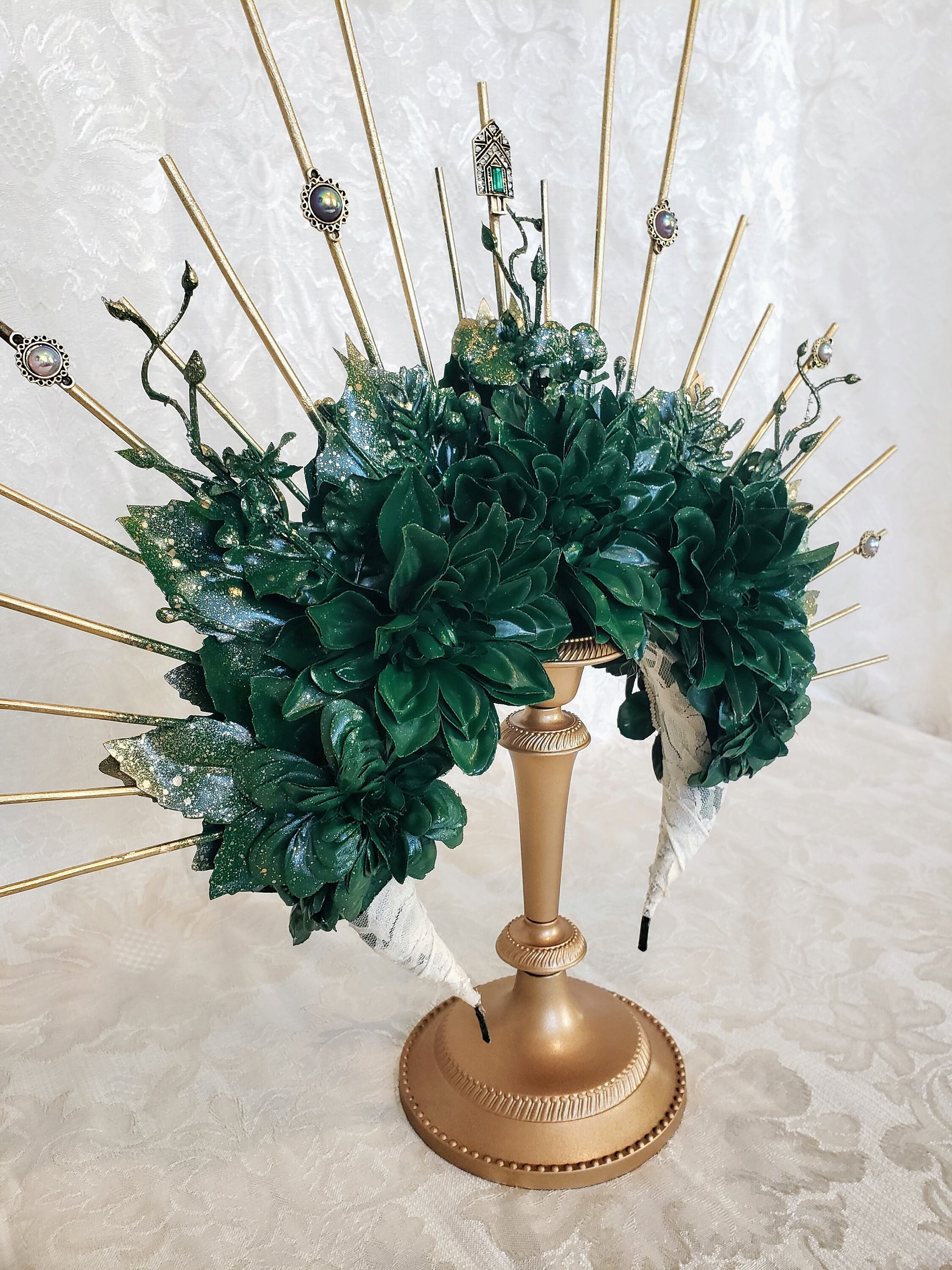 Medusa Crown/ Loki Cosplay / Poison Ivy / Halo Crown / Flower | Etsy