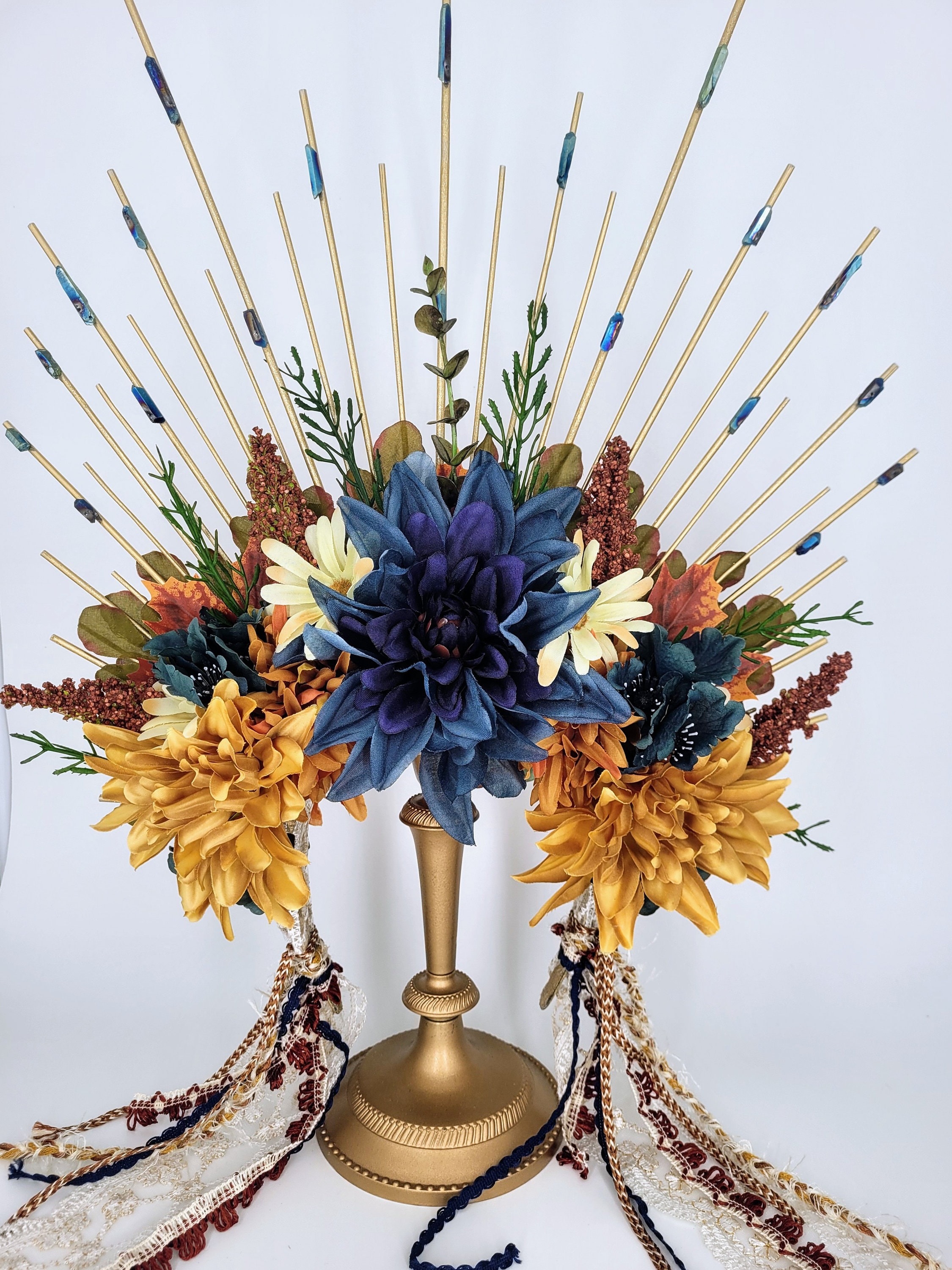 Halo Crown / Flower Crown / Greek Goddess / Fairy Crown / Fantasy ...