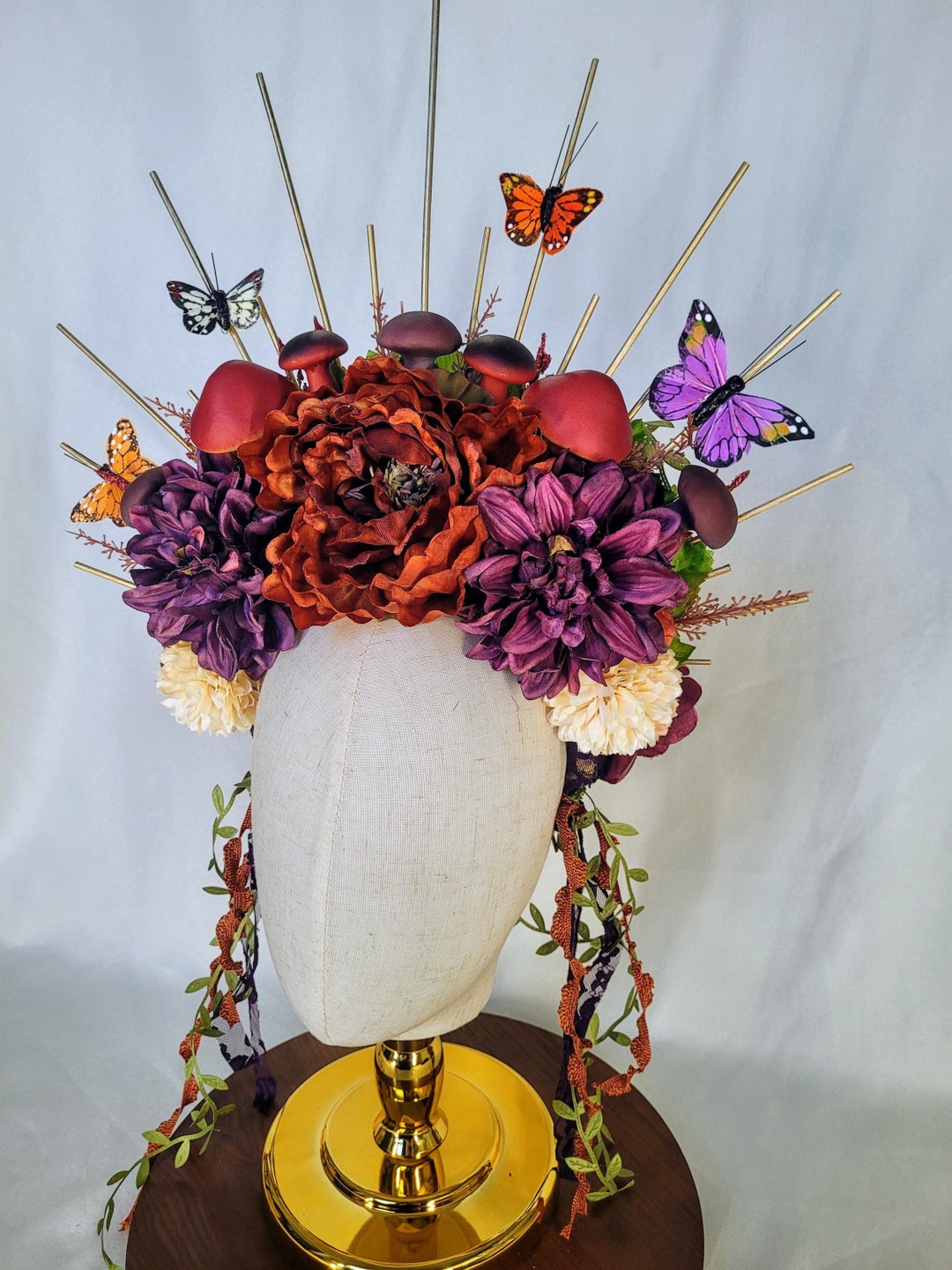 Halo Crown / Flower Crown / Mushroom Crown / Greek Goddess / Fairy ...