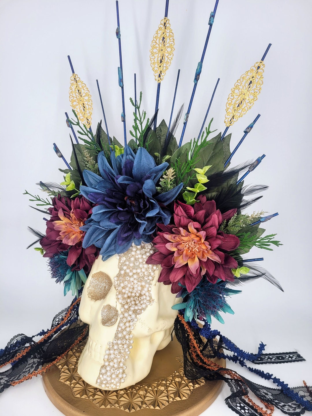 Halo Crown / Flower Crown / Greek Goddess / Fairy Crown / Fantasy ...