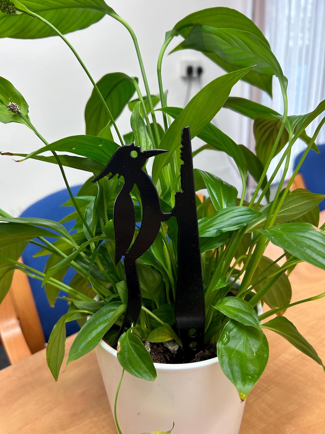 Metal Woodpecker Plant Pot Decoration - Ideal Gift - Home, Outdoor ...