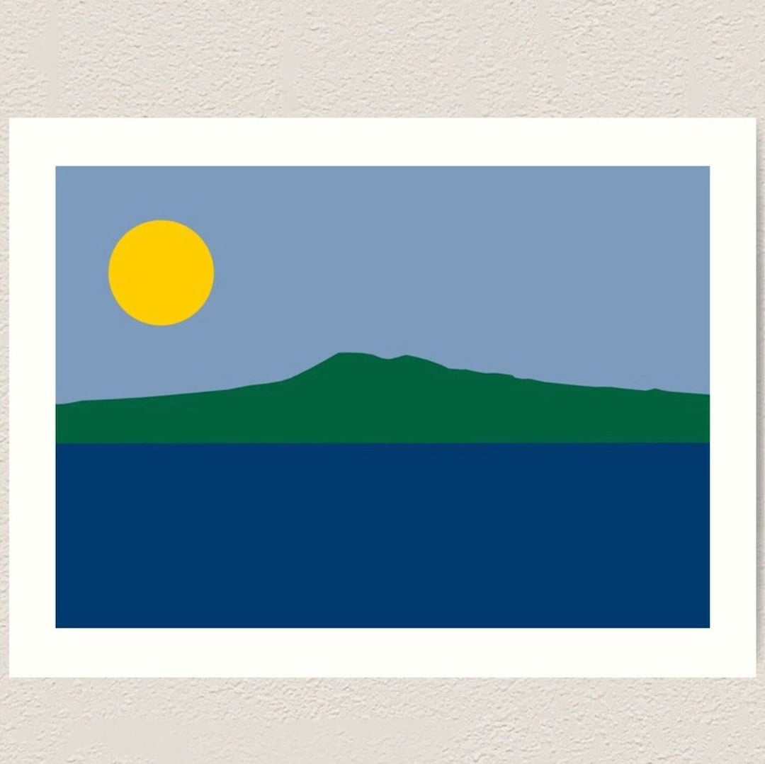 Rangitoto Poster | Digital - Etsy