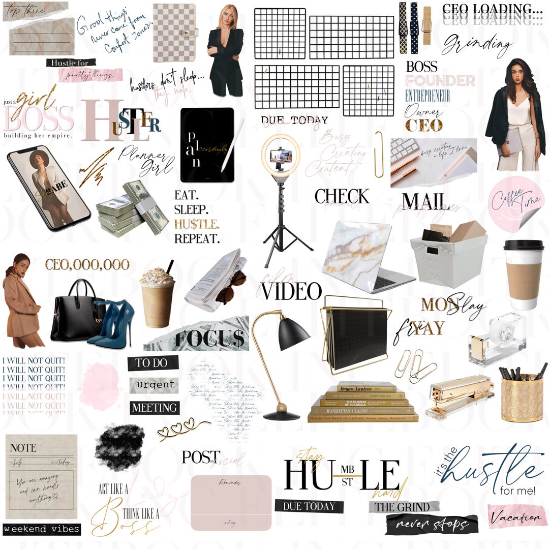 Hustle Collection by Elitebook Inc. | Digital Stickers, Clipart ...