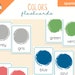 Spanish Colors Printable Flashcards, Spanish English Vocabulary ...
