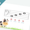 Piano Keys and Staff Printable Flashcards, Piano Music Notes Notecards ...