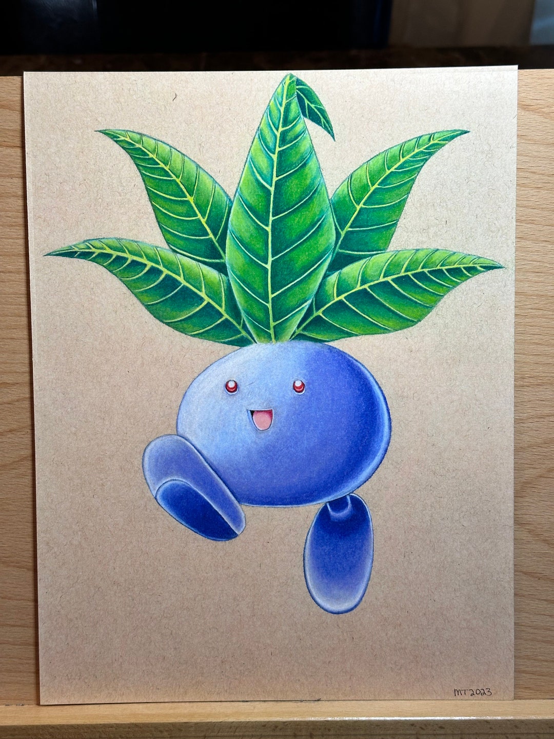 Oddish Fan Art Prints, Pokémon, Drawing, Gifts for Him, Christmas ...