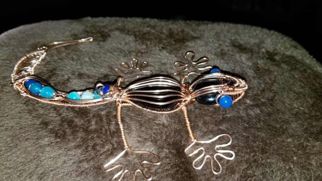 Lovable Copper Gecko Sculpture - Etsy