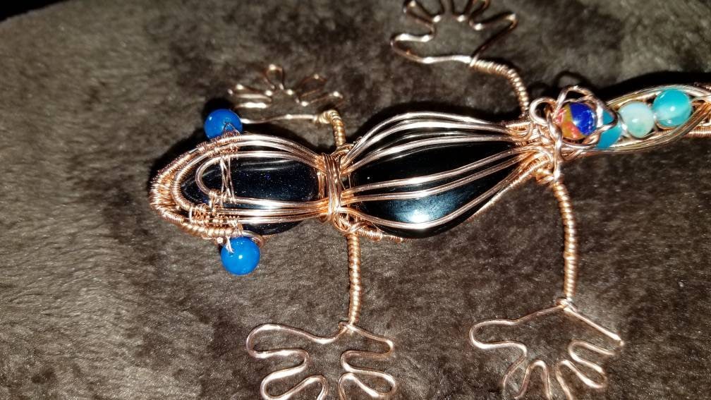 Lovable Copper Gecko Sculpture - Etsy