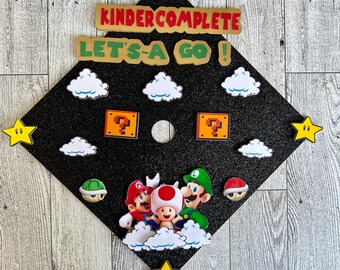 Mario Themed Graduation Cap (topper) - Etsy