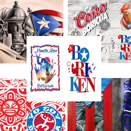 Puerto Rico Design Sublimation - Etsy