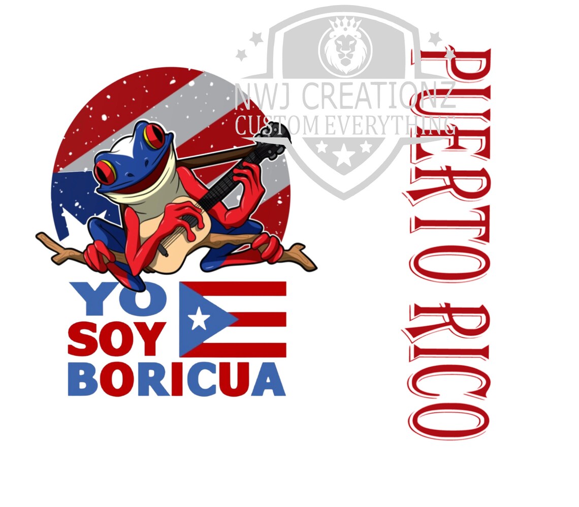 Puerto Rico tumbler png para la sublimación de vaso flaco de - Etsy España