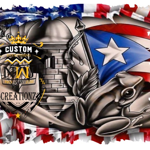 Puerto Rico TSHIRT Design Sublimation - Etsy