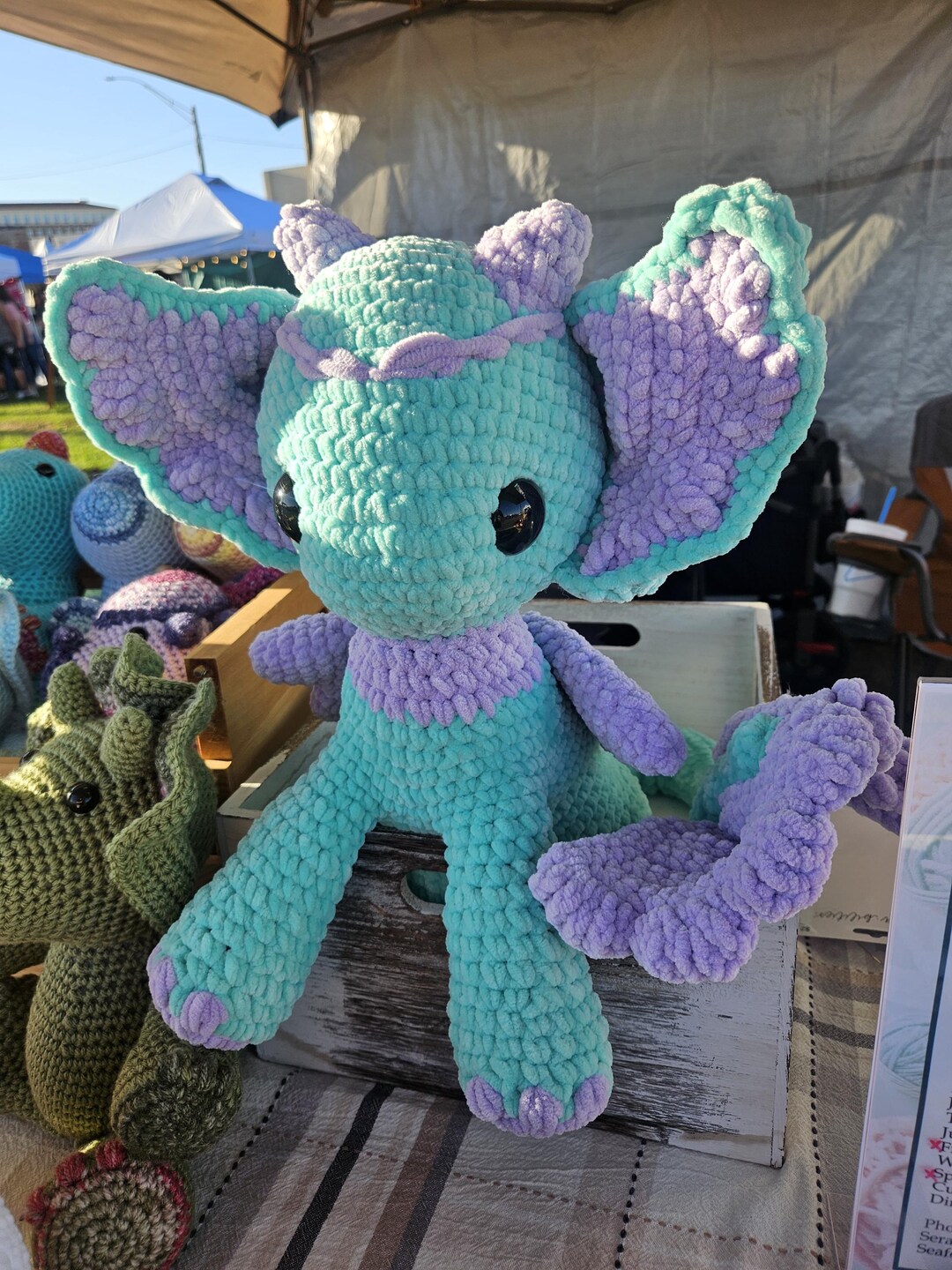 Crochet Sphinx Plush, Amigurumi Seraphim the Sphinx Plush Stuffed Toy ...