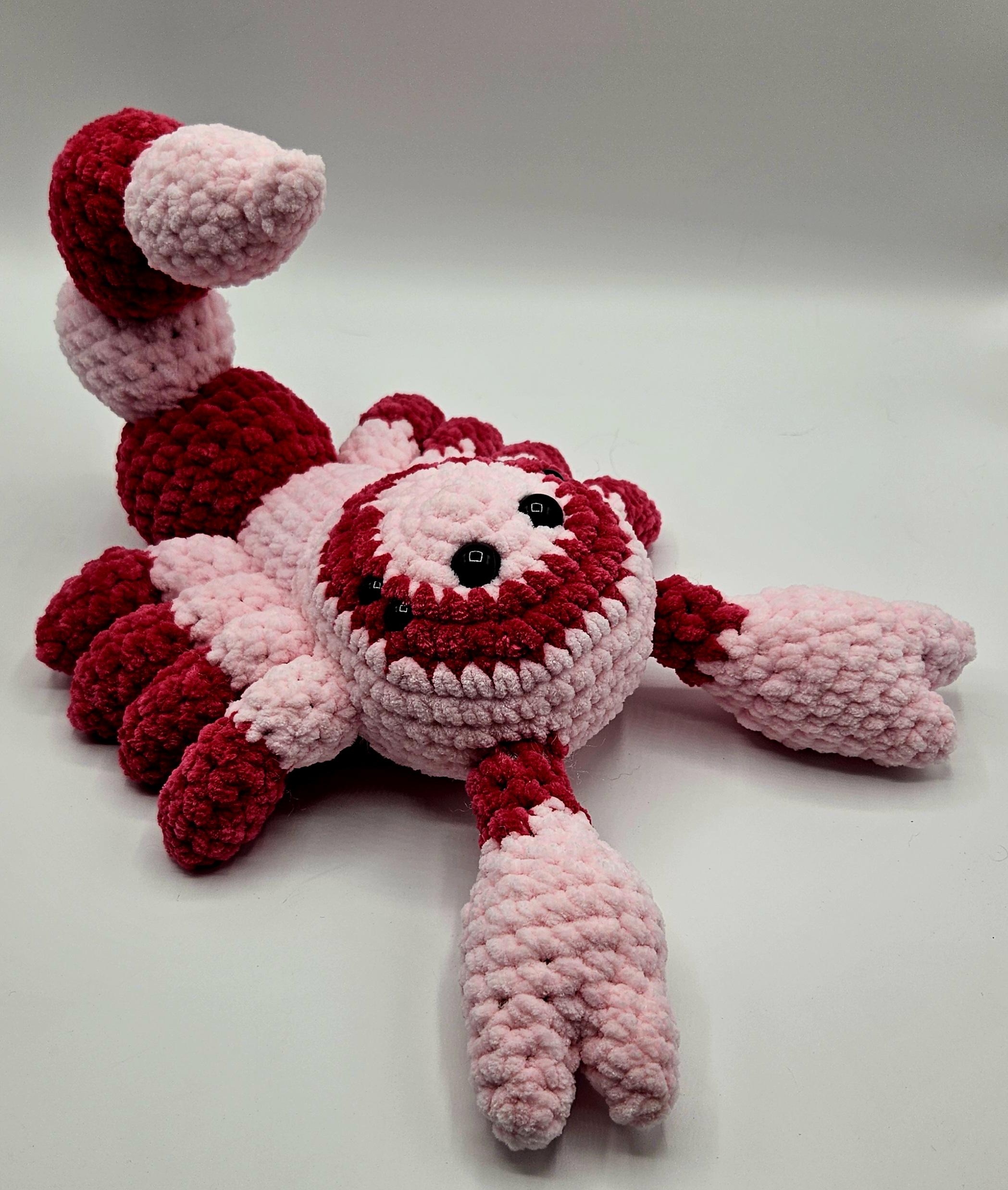 Crochet Scorpion Plush, Amigurumi Specter the Scorpion Plush Stuffed ...