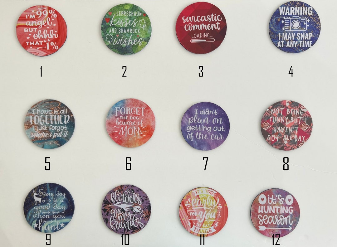 Sarcastic/funny Saying Coasters | Drink Coasters | Gift Grab Bag | Gag ...