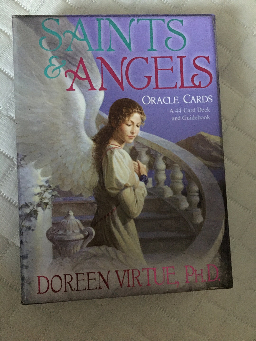 Saints & Angels Oracle Cards and Guidebook Doreen Virtue original - Etsy