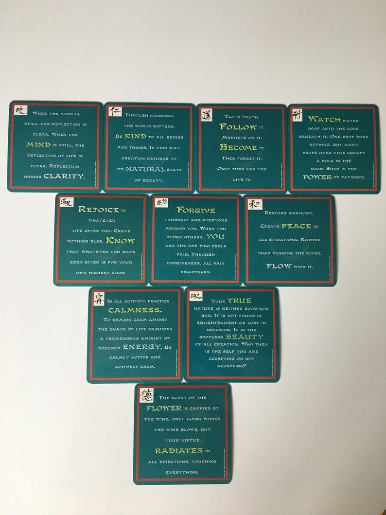 Vintage ZEN Cards A 50-card Deck by Daniel Levin out of Print ...