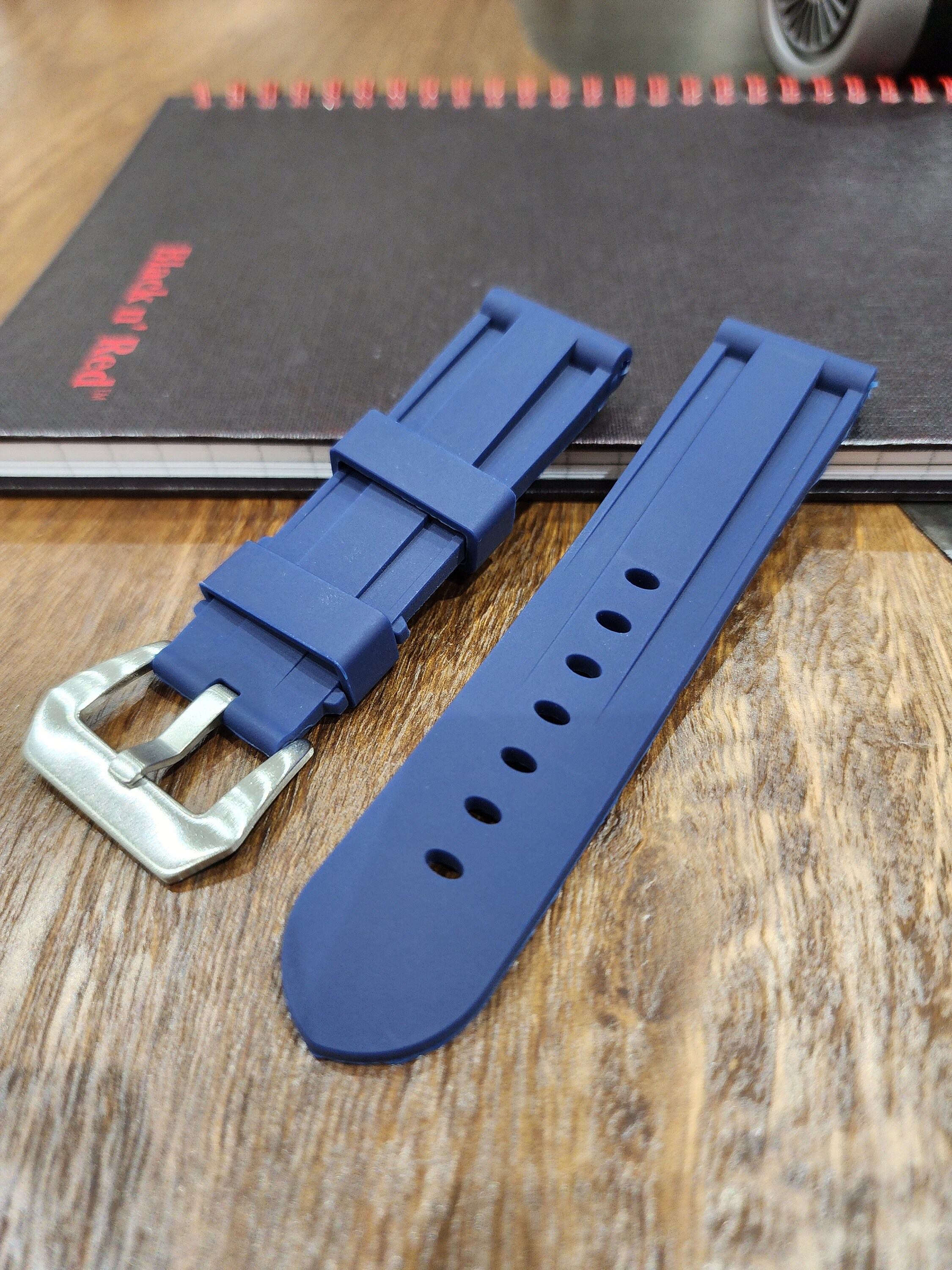 26mm Caoutchouc Rubber Strap for Panerai / Radiomir / Luminor and ...