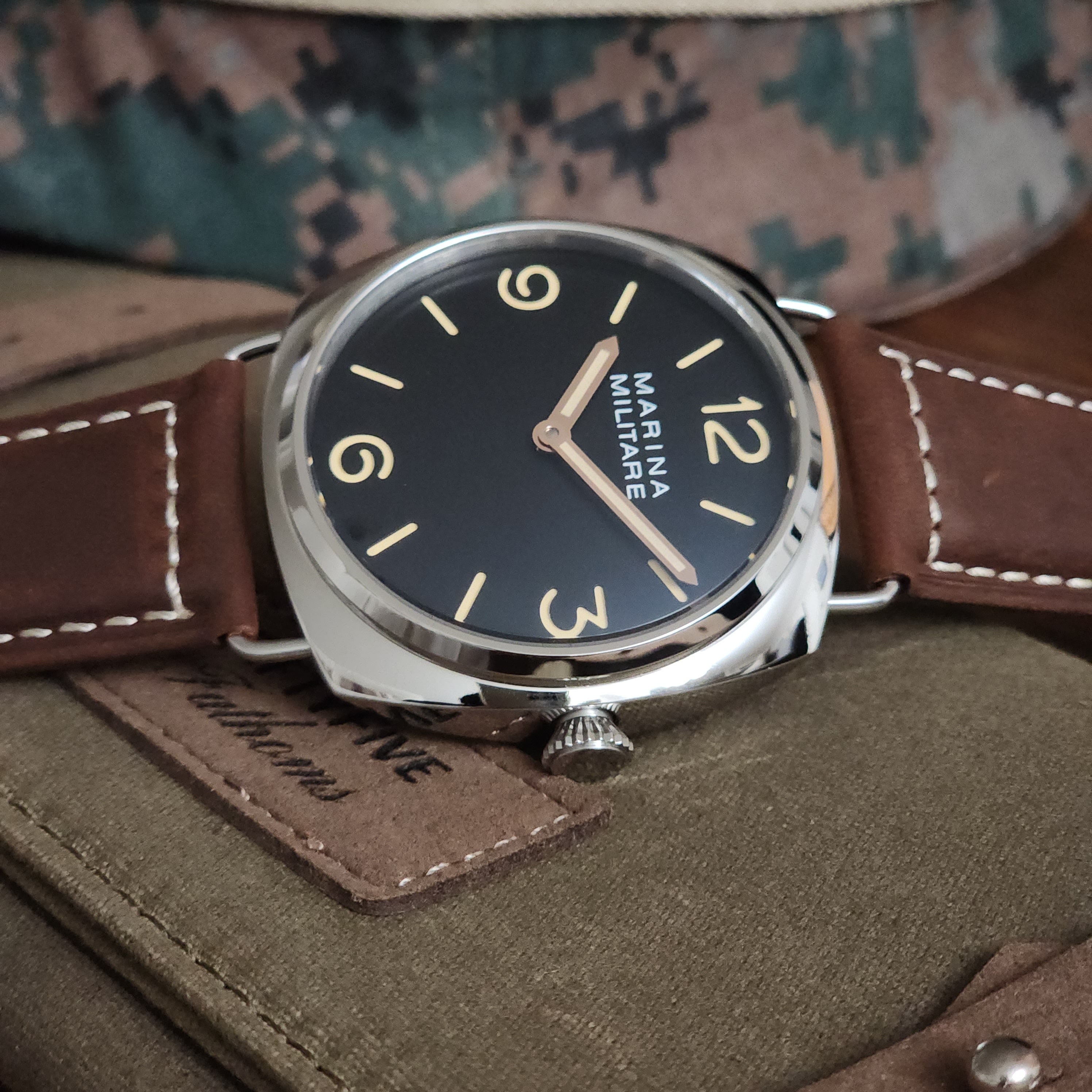 Kampschwimmer Diver Marina Militare 3646 Men's Dive Watch Panerai ...