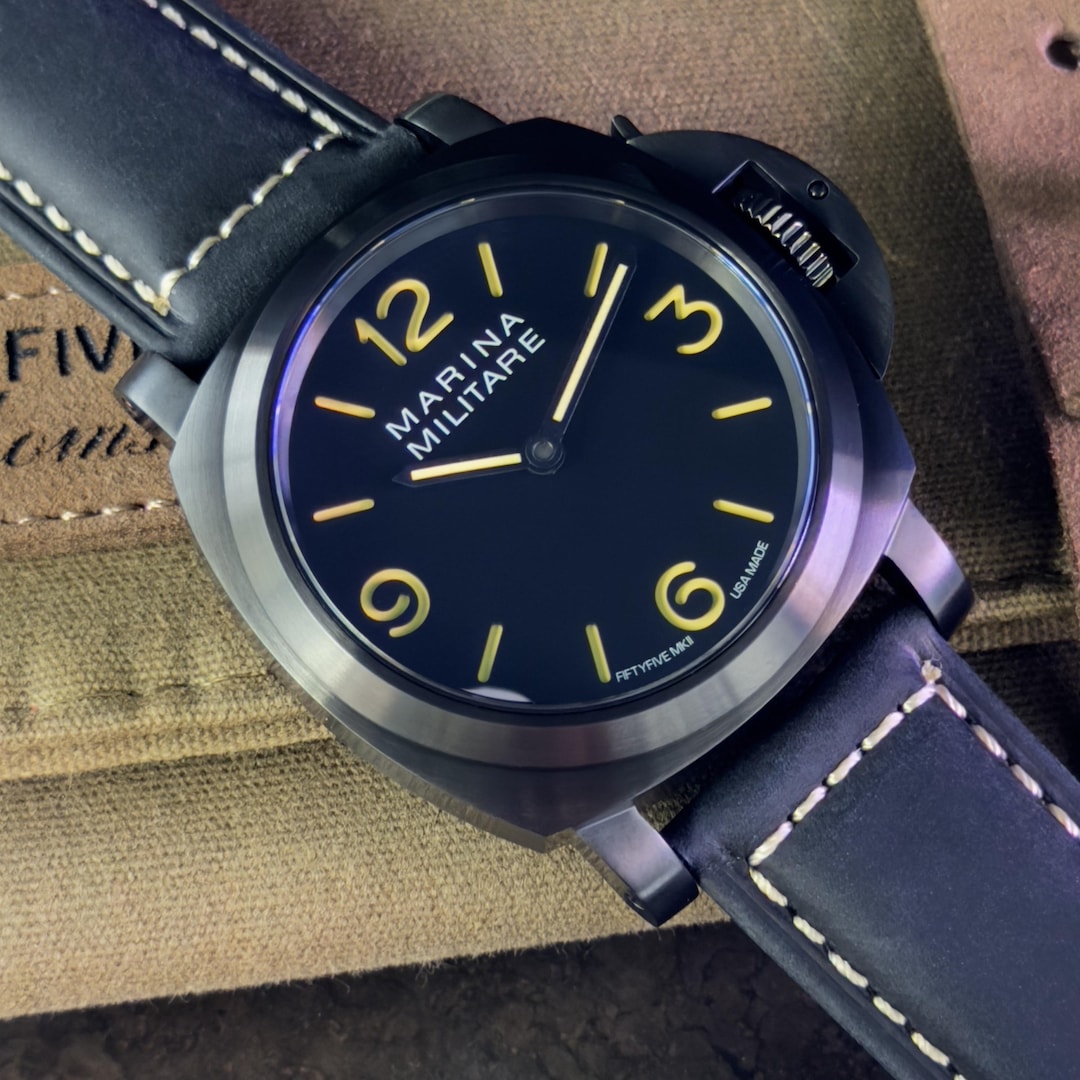 PVD Black Italian Navy "marina Militare" MKII 45mm Dive Watch - Etsy
