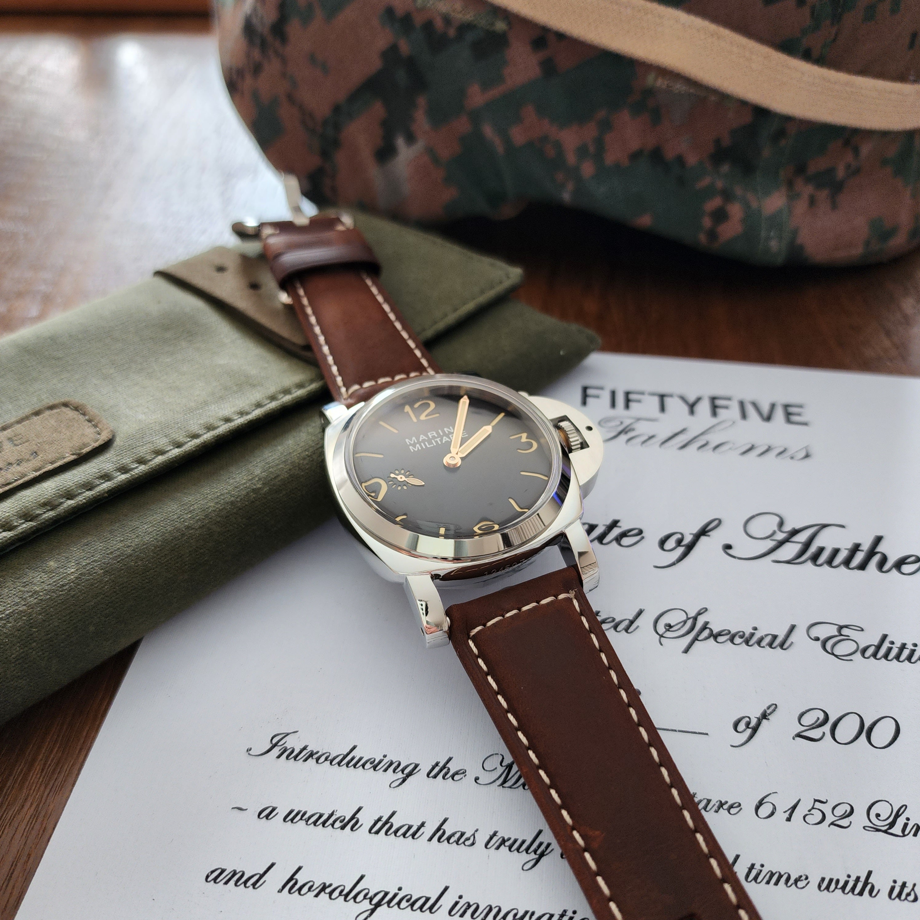 Limited Edition Italian Navy marina Militare 6152 Re-edition Panerai ...