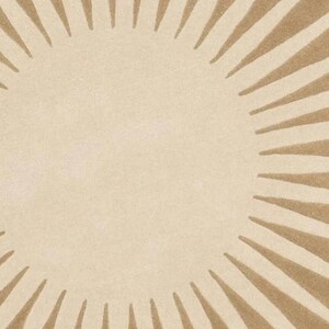 Green Round Rug for Bedroom / Soft Thick Woolen Pile Carpet for Indoor ...