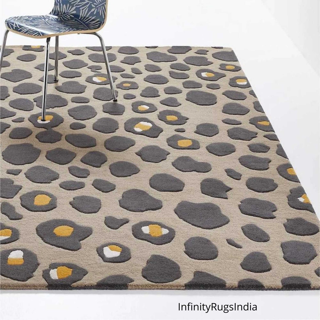 Tiger Rug Area Rug Tiger Skin Pattern Rug/ Cheetah Design Rug for ...