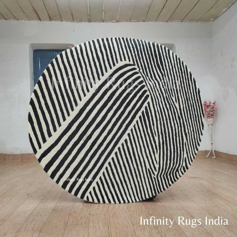 Round Plush Rug - Etsy