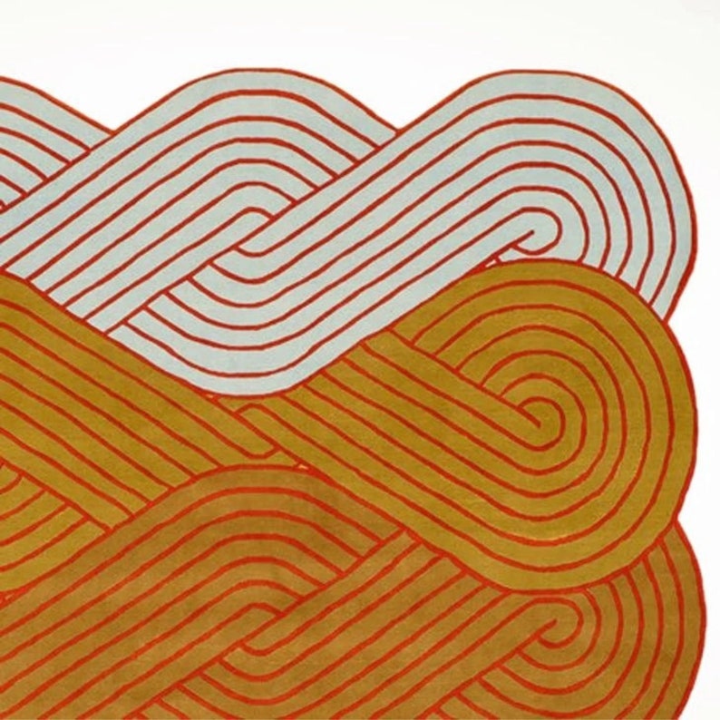 Irregular Rug for Bedroom Unique Hand Tuft Rug for Inddor Use - Etsy