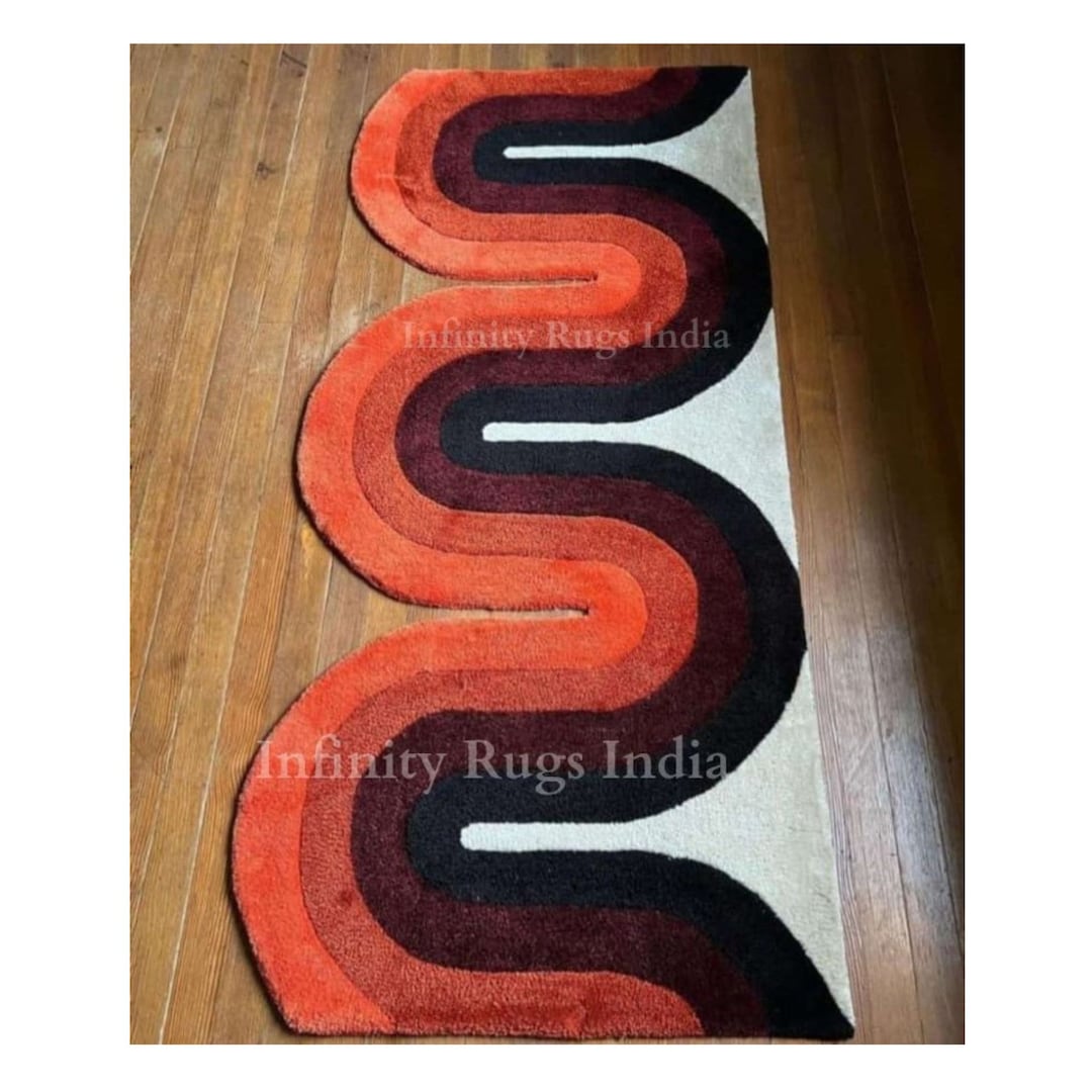 Handmade Area Rug Modern Area Rug for Bedroom Unique Carpet - Etsy