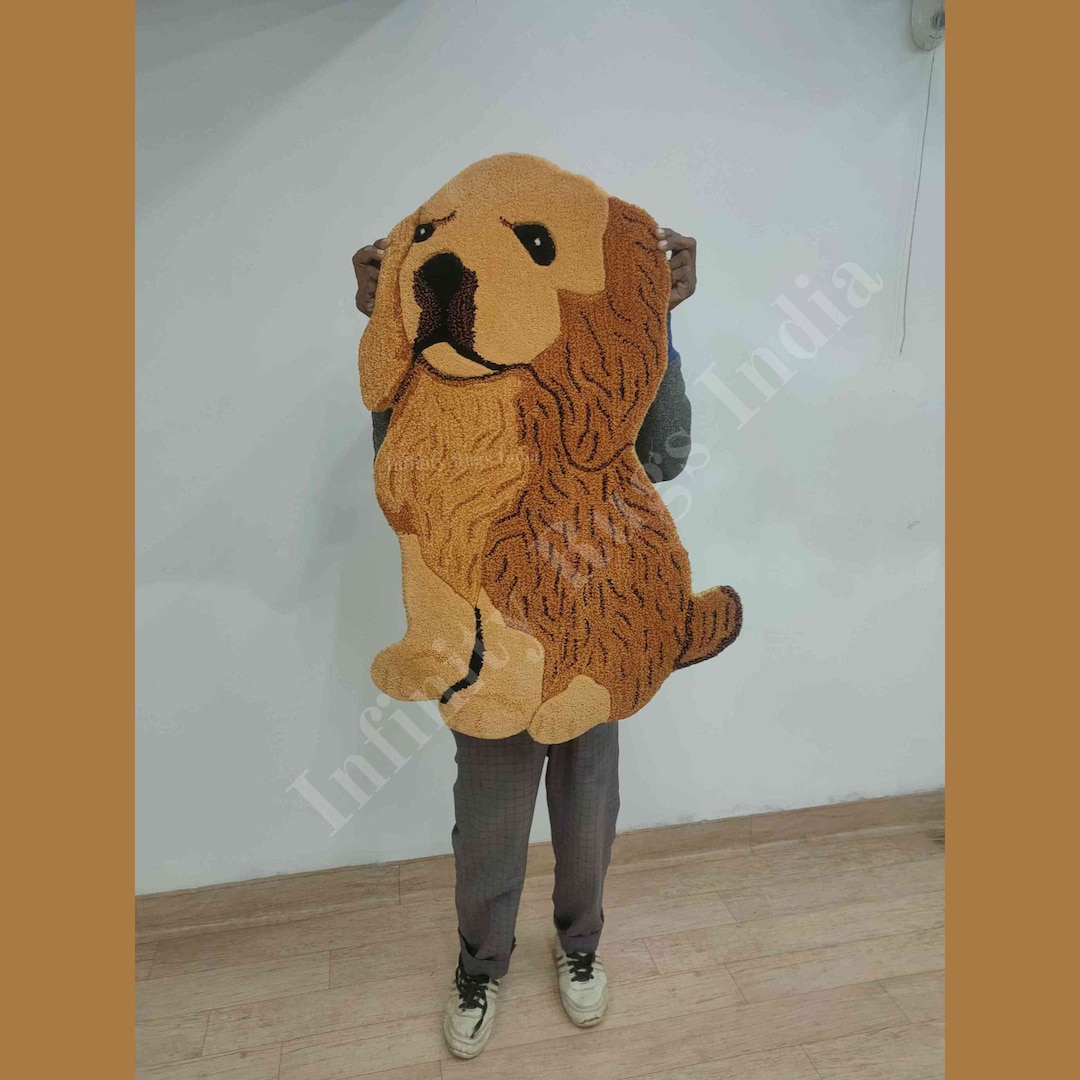 Dog Rug Dog Shaped Rug Pet Rug for Dog Lovers Carpet for Home Decor ...