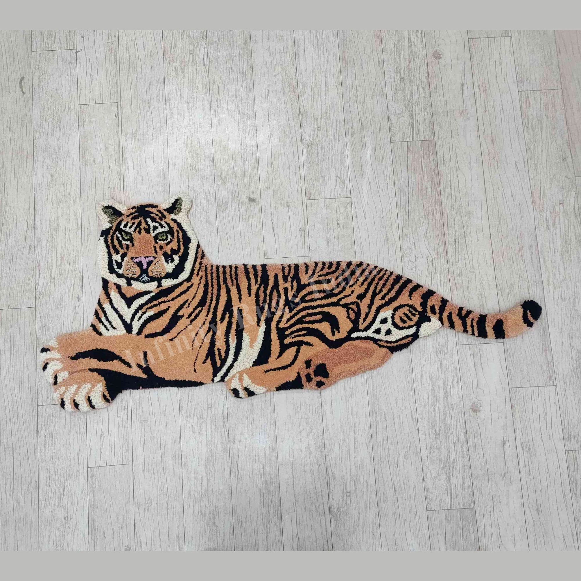 Tiger Rug 2x3 Feet Tiger Shaped Rug for Home Decor - Etsy