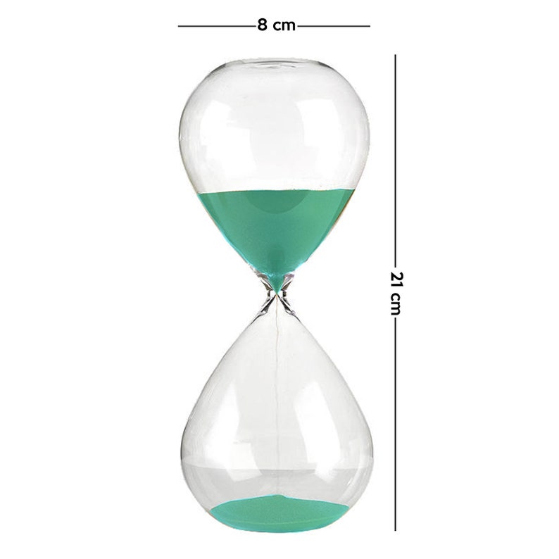 60 Minute Turquoise Hourglass Timer Gift for Birthday Sixty - Etsy