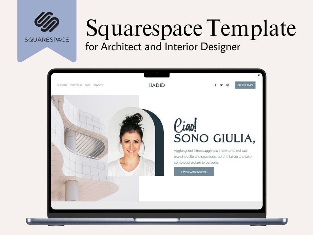 Squarespace Template for Architect and Interior Designer, Minimal ...