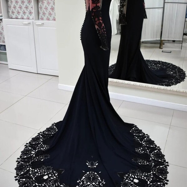 Long Sleeve Sexy Wedding Dresses Etsy