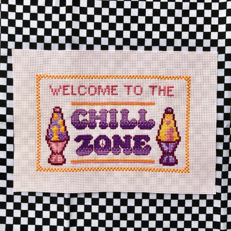 Welcome to the CHILL ZONE Lava Lamp Peace Hippy Nostalgic - Etsy