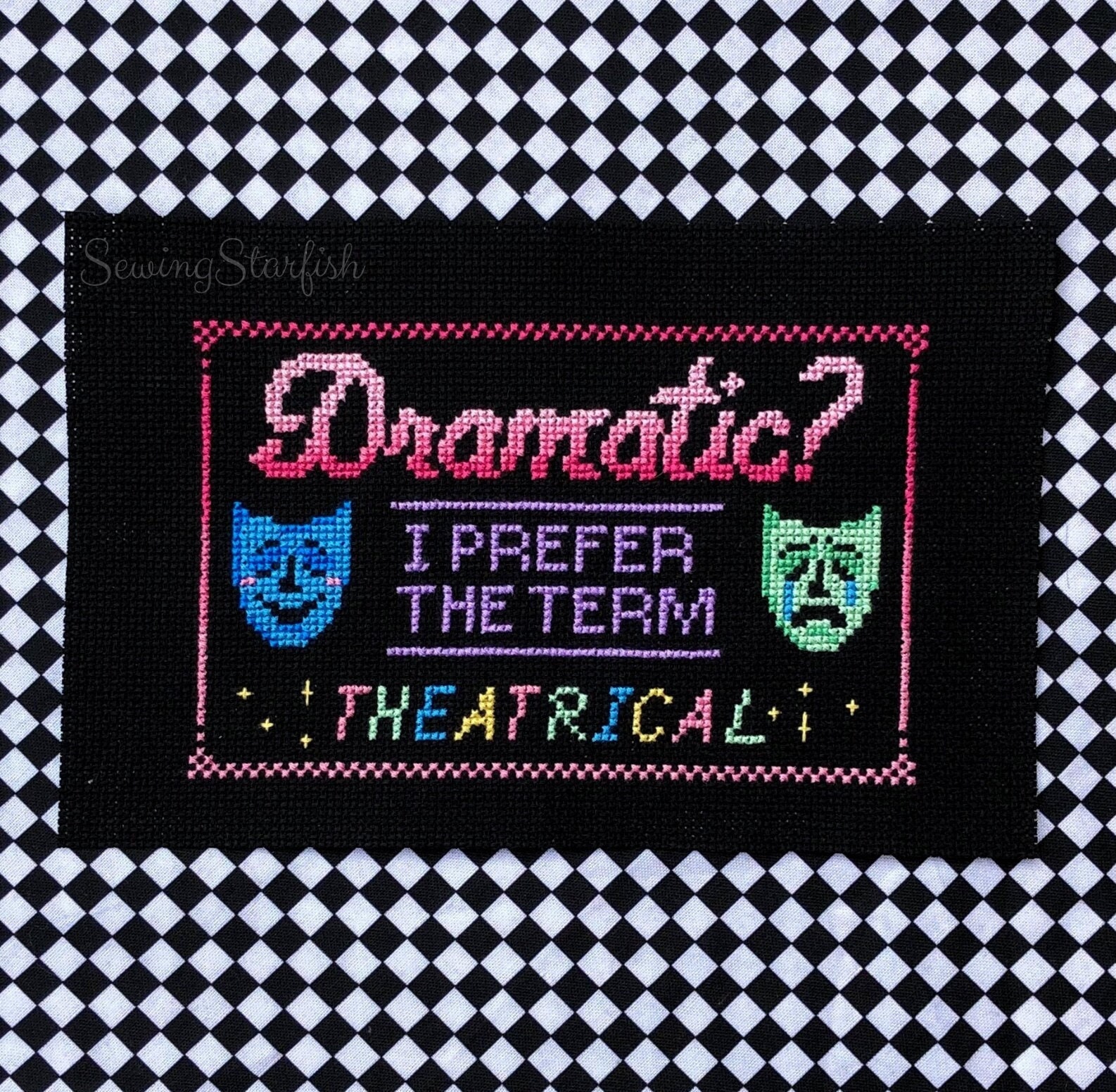 Dramatic I Prefer the Term THEATRICAL Pattern Keeper PDF | Etsy
