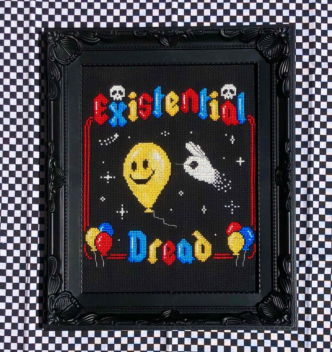 Existential Dread Balloon (colourful Doom Series) - Bookmark Included ...