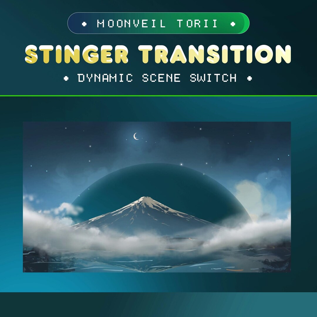 Moonveil Torii Stinger Transition for Twitch/transition for OBS Studio ...
