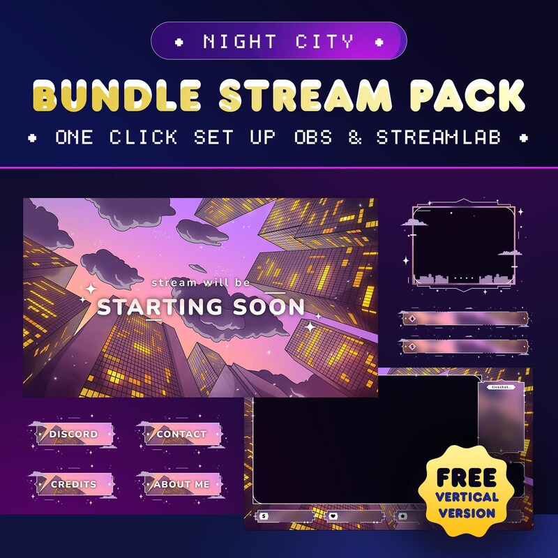 Stream Stars Overlay - Etsy