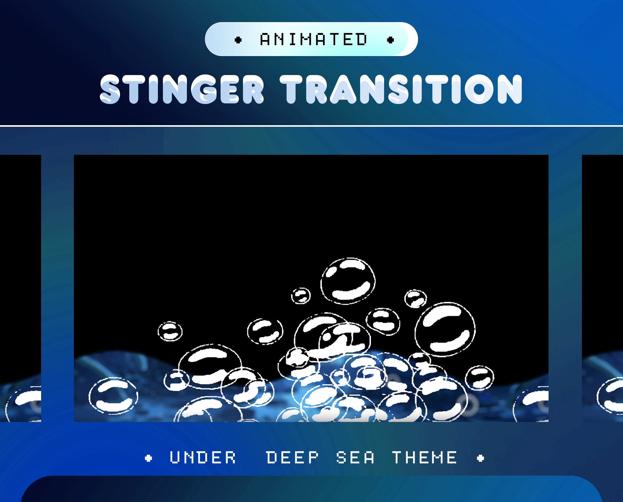Under Deep Sea Animated Stinger Transition for Twitch, Kick, Youtube ...