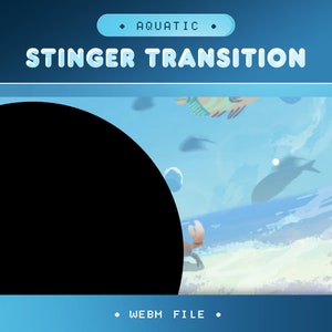 Aquatic Animated Stream Pack for Twitch, Kick, Youtube | Sea Ocean ...