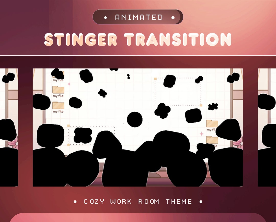 Animated Stinger Transition for Twitch, Kick and Youtube/cozy Theme ...