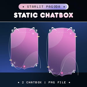 Starlit Pagoda Animated Stream Overlay Bundle for Twitch Youtube Kick ...