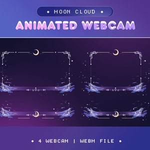 Aesthetic Animated Stream Pack for Twitch, Kick, Youtube/celestial ...